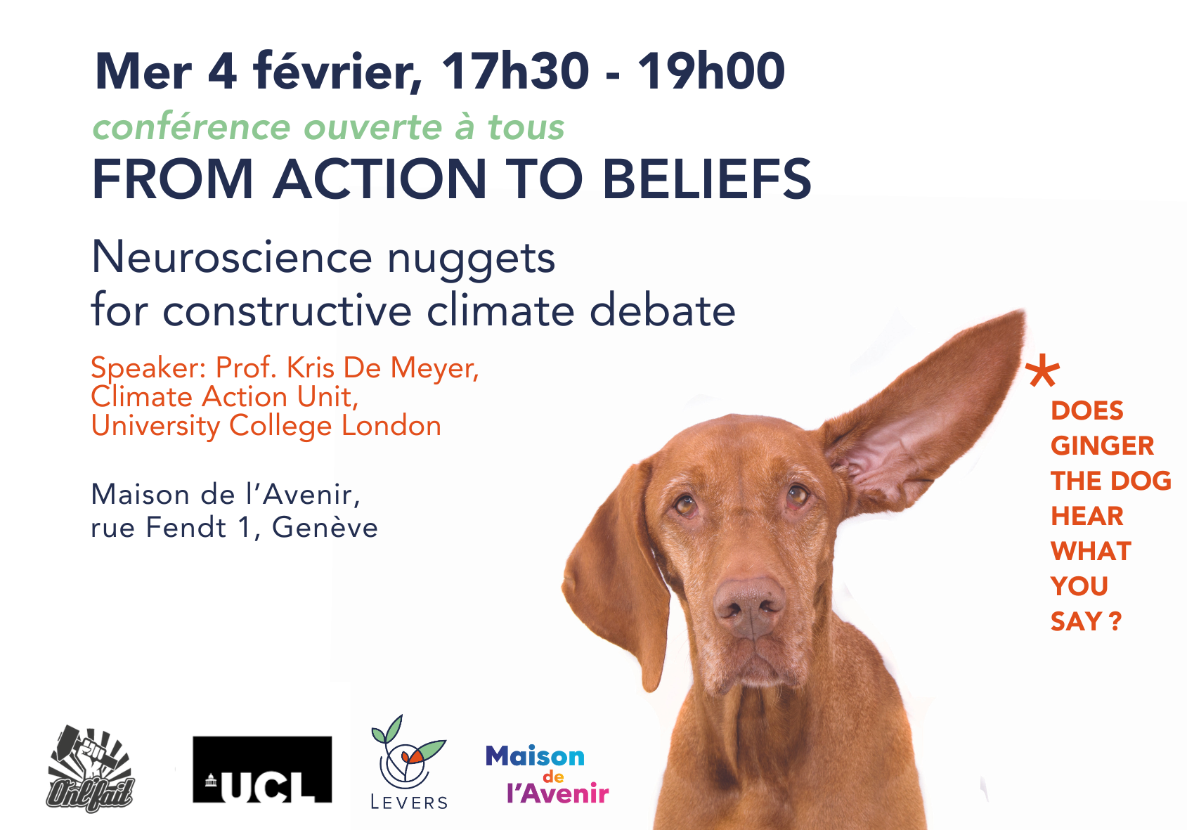 From Action to Beliefs | APRÈS-Ge